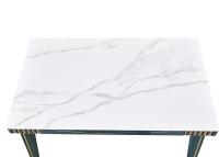 China Modern Solid Wood Marble Rock Slate Dining Table for sale