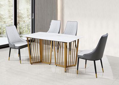 China Rockboard Rubber Wood Living Room Nordic Dining Table for sale