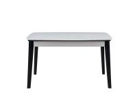 China 130cm Stylish Family Rock Slate Solid Wood Dining Room Table for sale