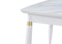 China Light Luxury Style 130cmx80cmx76cm Slate Dining Table for sale