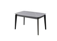 China Rectangular Density Board Stylish Modern Dining Table for sale