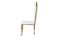 China 118cm Height Modern Leather Dining Chairs for sale