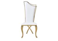 China 118cm Height Modern Leather Dining Chairs for sale