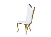 China 118cm Height Modern Leather Dining Chairs for sale