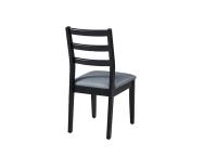 China ISO9001 Dark Gray Upholstered Dining Chairs for sale