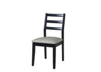 China Fashion Rubber Wood Sponge Padded Dining Room Chairs for sale