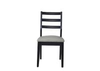 China Fashion Rubber Wood Sponge Padded Dining Room Chairs for sale