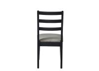 China Fashion Rubber Wood Sponge Padded Dining Room Chairs for sale