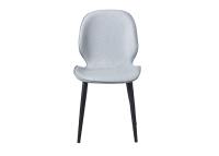 China Restaurant Iron Art Leather Padded Dining Chairs for sale