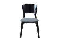China Concise Artificial Gray Upholstered Dining Chairs for sale