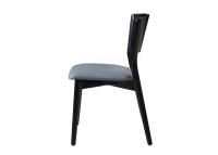 China Concise Artificial Gray Upholstered Dining Chairs for sale