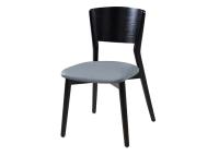 China Concise Artificial Gray Upholstered Dining Chairs for sale