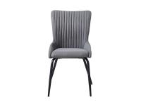China Iron Art Restaurant Upholstered Seat Dining Chairs for sale