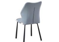 China Office Fashion Gray Upholstered Dining Room Chairs for sale