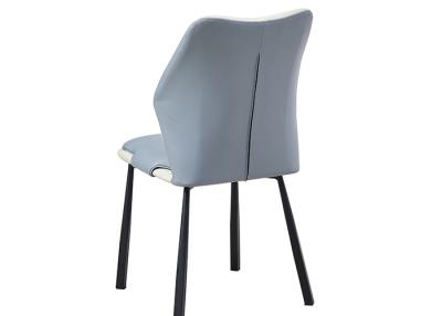 China Office Fashion Gray Upholstered Dining Room Chairs for sale