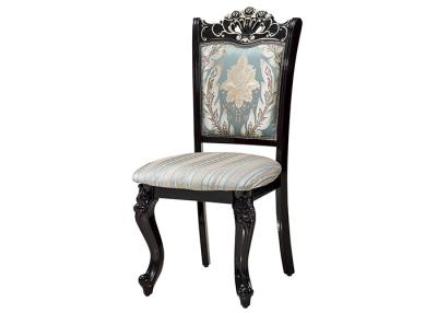 China Noble Generous Solid Wood Carving European Dining Chairs for sale