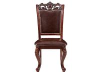 China Artificial Leather Family European Dining Chairs for sale