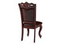 China Baking Lacquer Carving Upholstered Restaurant Dining Chairs for sale