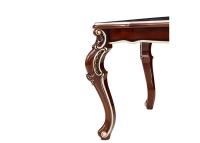 China French Paint Rectangular Marble Wood Dining Table for sale