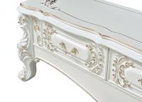 China Noble And Elegant Luxury TV Cabinet And Coffee Table Set for sale