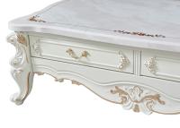 China Generous Granite Solid Wood TV Cabinet And Coffee Table Set for sale