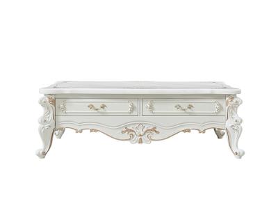 China Retro Noble And Elegant MDF Resin Dining Room Coffee Table for sale