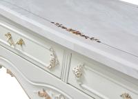 China Retro Noble And Elegant MDF Resin Dining Room Coffee Table for sale