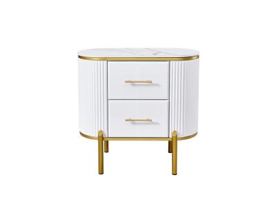 China ISO9001 Rock Board Metal Side TV Unit Coffee Table Set for sale