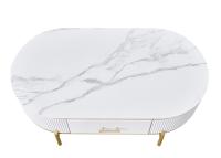 China Fashionable Rubber Wood Frame TV Unit Coffee Table Set for sale