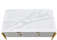 China ISO18001 Marble Stone Slab TV Unit Coffee Table Set for sale