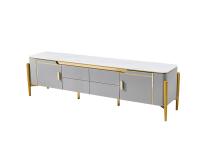 China Marble Living Room Coffee Table TV Cabinet Set for sale