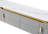 China Marble Living Room Coffee Table TV Cabinet Set for sale