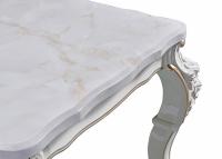 China Marble Noble And Elegant Rectangular Restaurant Table for sale