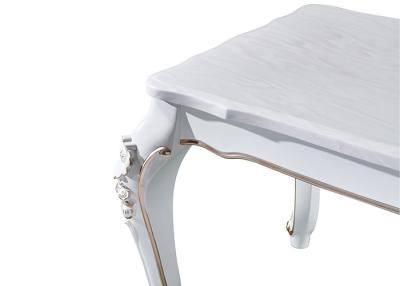 China ISO9001 Strong And Durable Marble Rectangle Dining Table for sale