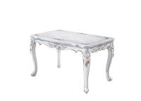 China Noble Classical Solid Marble Dining Table , Restaurant Dining Table for sale