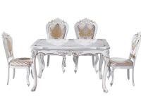 China Retro 75cm H-1198 C-34 Height Nordic Marble Dining Table for sale