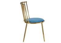 China Libraries Stainless Steel Leather And Steel Dining Chairs for sale