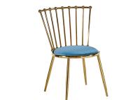 China Libraries Stainless Steel Leather And Steel Dining Chairs for sale