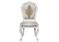 China Elegant Retro Wood Carving Family European Dining Chairs for sale