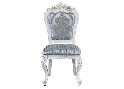 China Family Luxury Carved Wood Restaurant Dining Room Chairs for sale