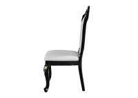 China Strong And Durable White Leather Restaurant Chairs for sale