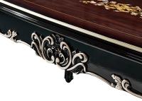 China MDF Carving Baking Paint Process Minimalist Dining Table for sale