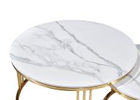 China Fashion Living Room Coffee Circle Marble Dining Table for sale