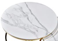 China Fashion Living Room Coffee Circle Marble Dining Table for sale