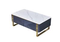 China 130cmx70cmx50xm Marble TV Stand Coffee Table , Square Coffee Table for sale