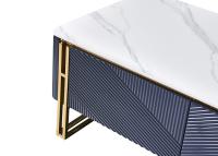 China Stainless Steel Frame Dining Table And Coffee Table Set for sale