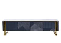 China ISO9001 Modern Stainless Steel Coffee Marble Table for sale