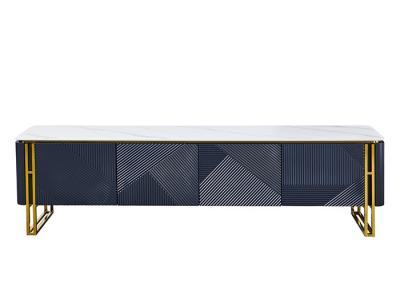 China ISO9001 Modern Stainless Steel Coffee Marble Table for sale