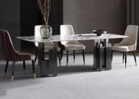 China Fashion Clean Easily Luxury Marble Dining Table for sale