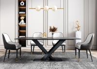 China Hotel Strong And Durable Luxury Marble Dining Table for sale